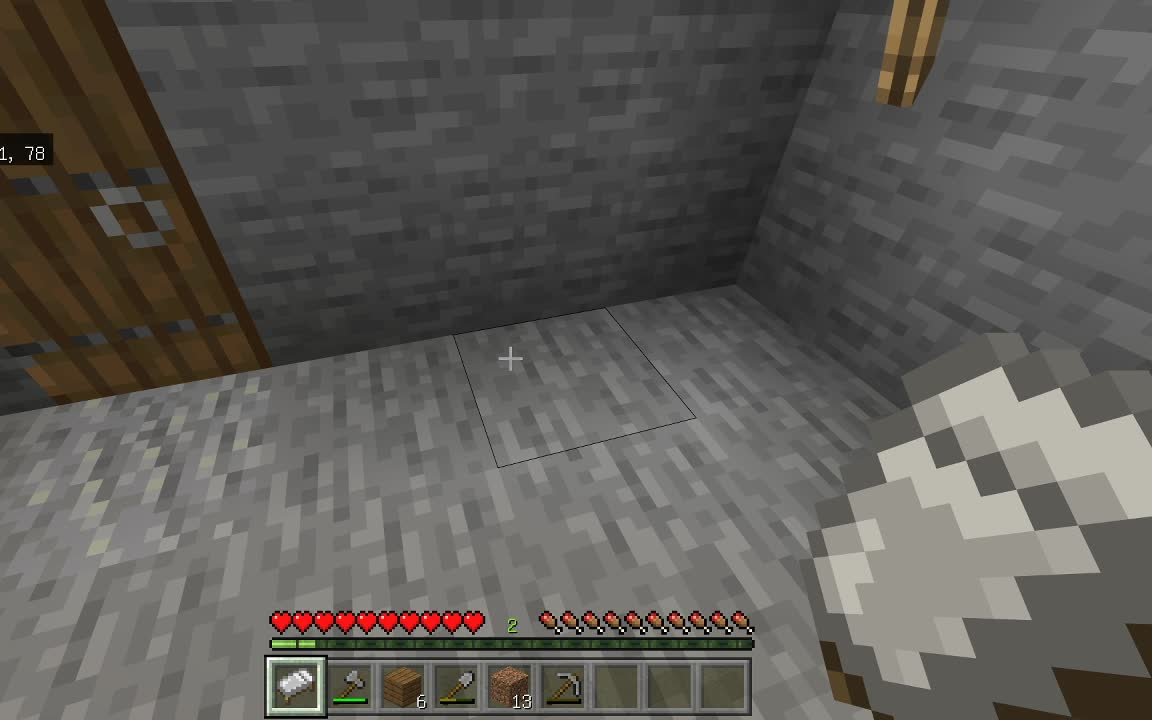 用全键盘玩我的世界》建家》哇全键盘一开始控制不好玩着玩着玩着就...