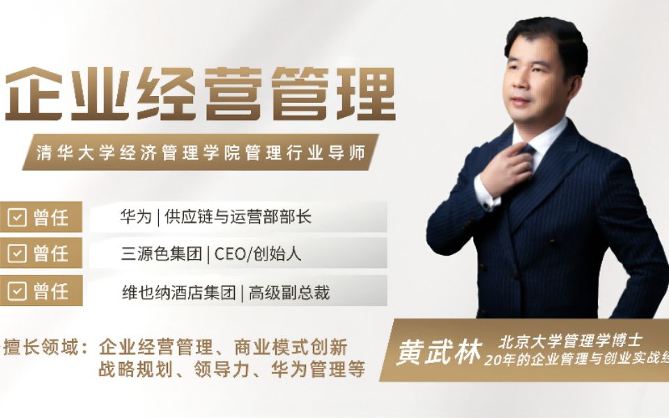 黄武林老师《卓越领导力沙盘》视频分享