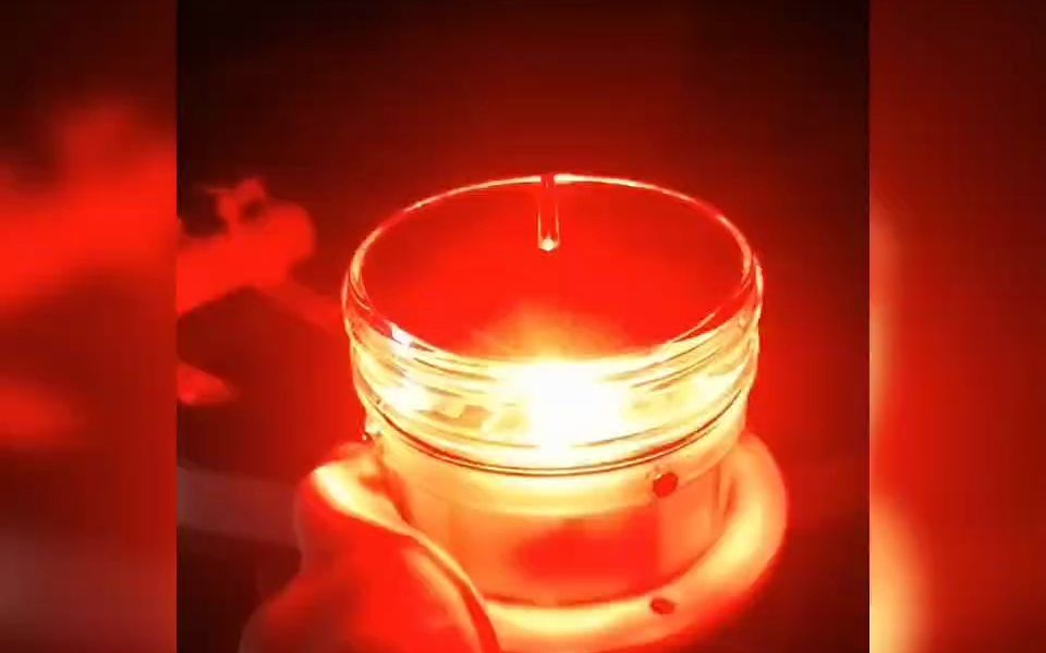 太阳能航标灯 恒光/闪光可调节 一体化航标灯警示红色闪光光控浮标...