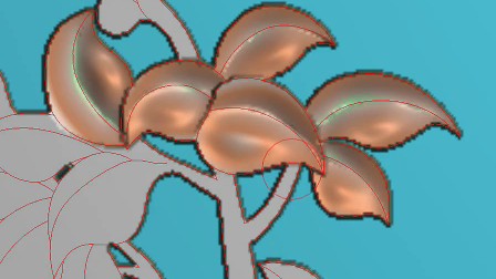 向尚艺术浮雕设计培训原创浮雕视频教程 树叶和竹子简单做法