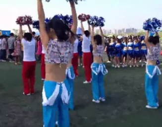 集美大学13届校运会轮机啦啦操表演