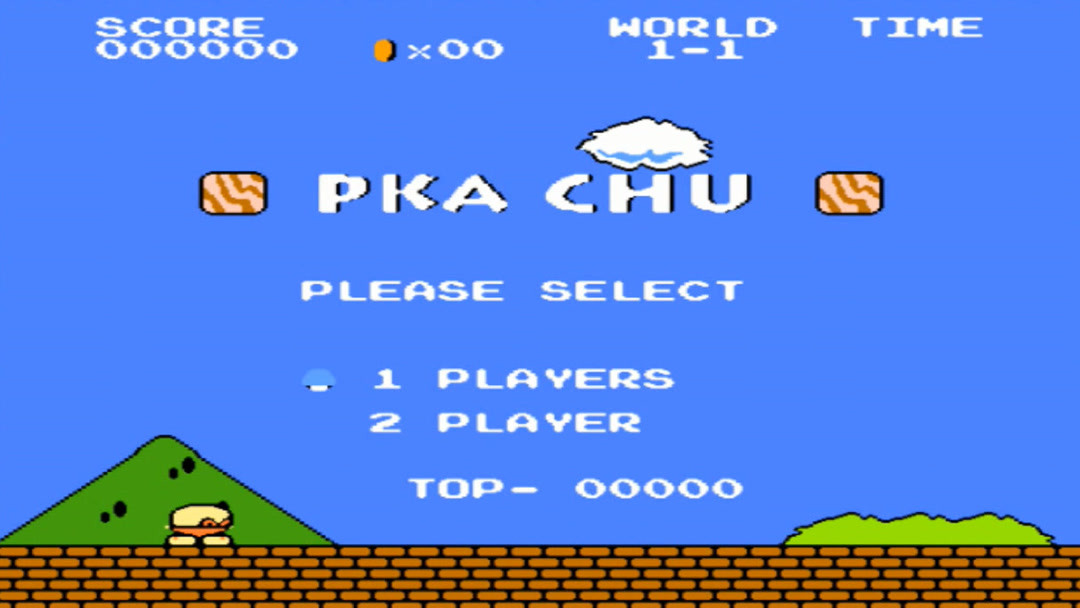 FC游戏 超级马里奥(皮卡丘版) 无伤通关 神崎美月