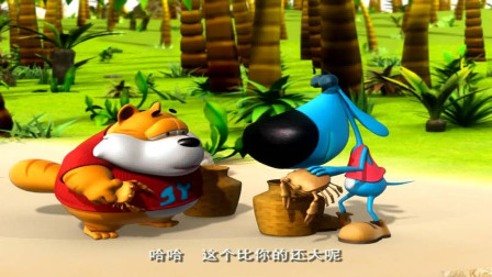 逍遥游世界:达达狗和呼噜猫模仿“田忌赛马”,螃蟹倒霉了