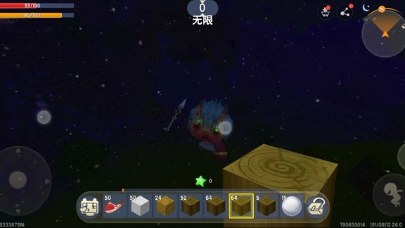 迷你世界 50倍掉落生存第一天