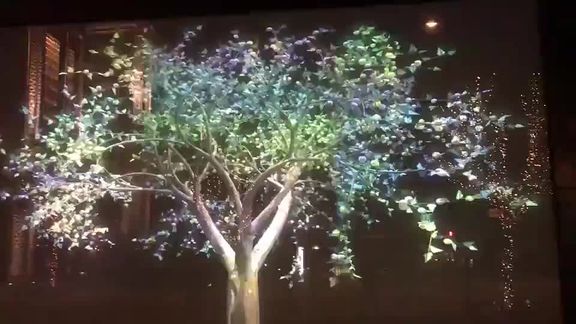 极致的裸眼3D效果,让传统的玻璃橱窗变成科技感极强的引流利器