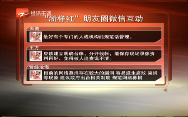 “浙样红”朋友圈微信互动