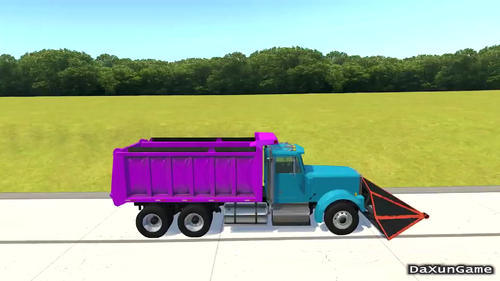 车祸模拟器:驾驶货车连续铲飞六个房车,这场面如何?