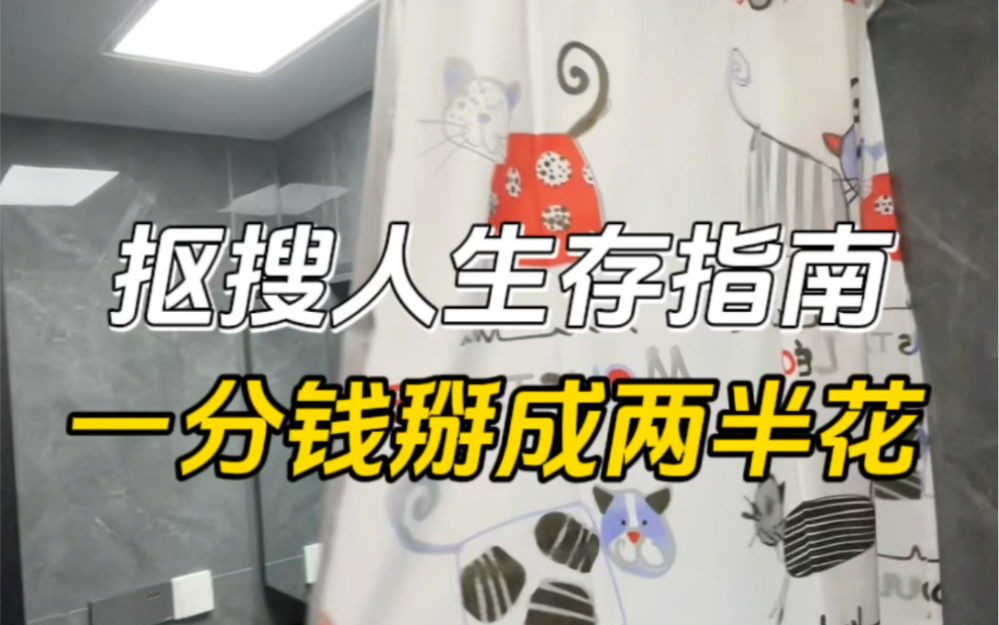 抠搜人的散装组合大法,一分钱掰成两半花