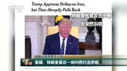 美媒:特朗普最后一刻叫停打击伊朗