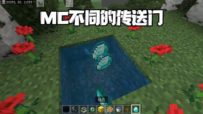 我的世界:MC不同的传送门,你见过哪种?