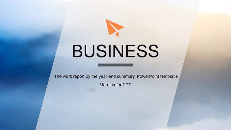 简约欧美英文商业计划书PPT模板