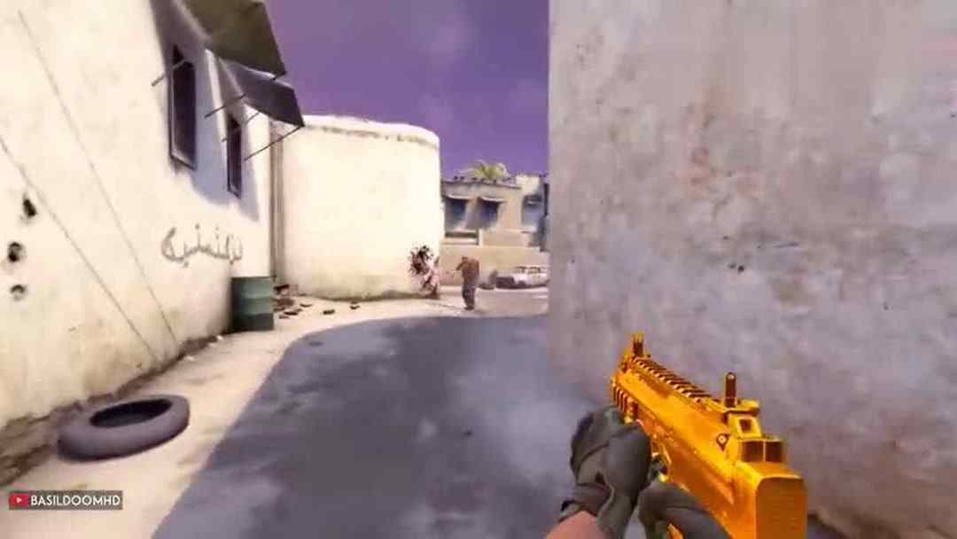 CSGO:玩家DIY自制皮肤,黄金AWP与黄金AK最爱!