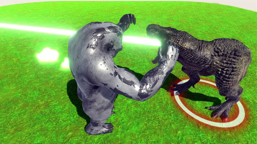 动物战争模拟:五郎巨人VS异类 量子吐息面前五郎巨人也得靠边站