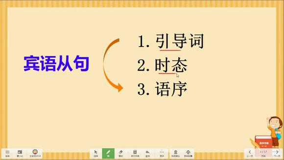 九年级英语Unit2同步课堂语法讲解,宾语从句的引导词,时态语序