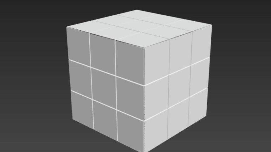 3DMAX制作魔方#3dmax建模 #3dmax