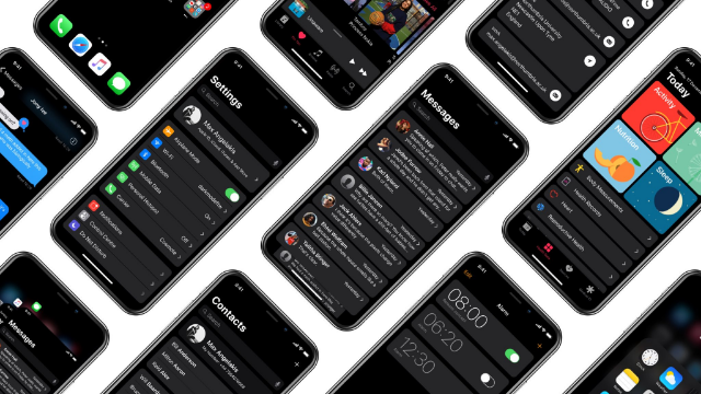 iOS12无需越狱,为你的iPhone添加暗黑模式。