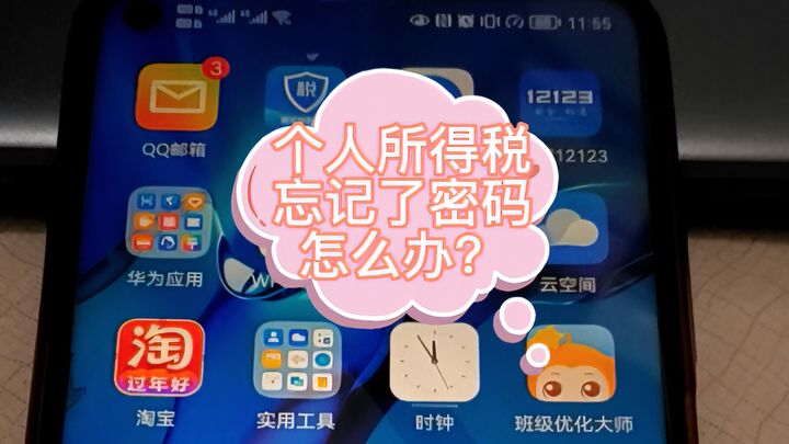 个人所得税忘记了密码怎么办?