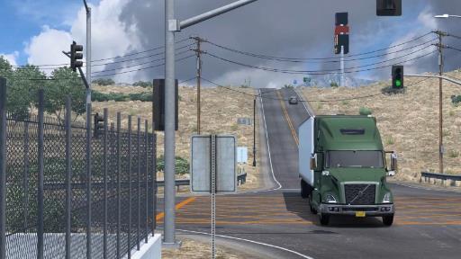 美国卡车模拟 非常真实的模拟游戏 体验不一样的视角 第2集下