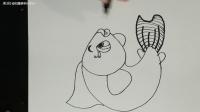 禅绕画简单小鱼