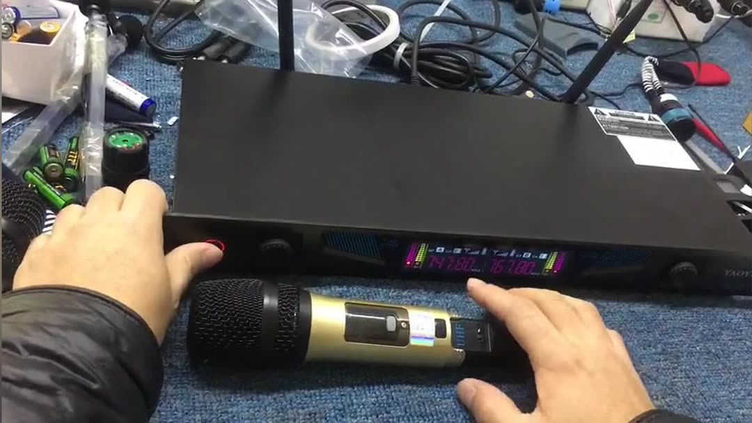 H-500无线麦克风对频视频