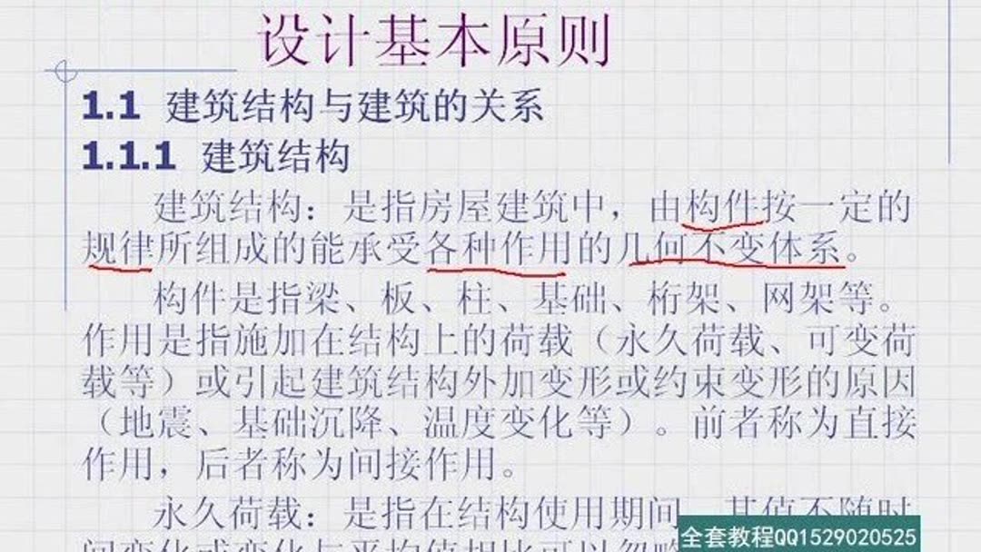 哈工大建筑结构 64讲视频教程 陈树华主讲