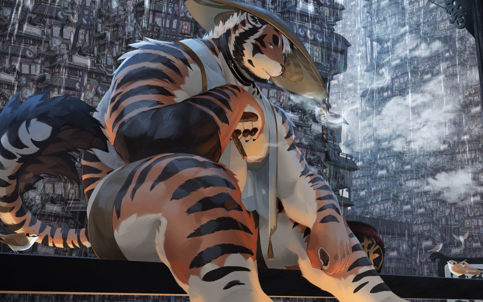 老虎-吾觅 自制AE动画