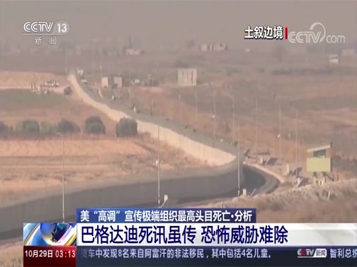 [新闻直播间]美“高调”宣传极端组织最高头目死亡·分析 巴格达迪...