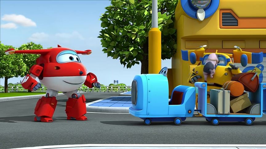 超级飞侠:皮皮的小猪跑出来了,乐迪加速,帮忙抓住小猪!