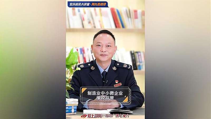 宝庆税苑大讲堂|局长微税课·第七期|制造业中小微企业缓税政策有哪...