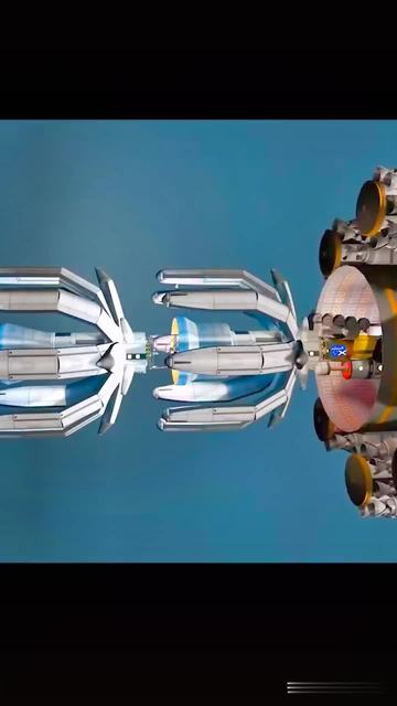 ...模拟中国2040年发射航天飞机全过程:发射,入轨,释放卫星,卫星与火箭...