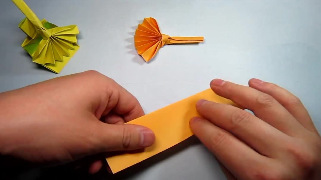 手工折纸簸箕和扫把, 扫地用的套装簸箕扫把的折法