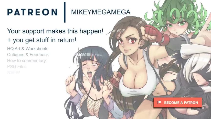 【绘画教程】 mikeymegamega 的人体绘画练习-躯干,干货来袭!