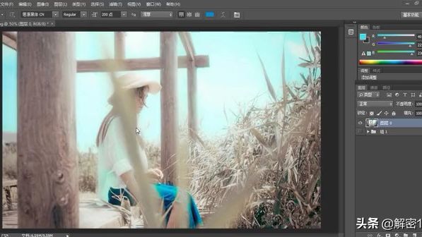 为图片添加文字 ps初学者教程