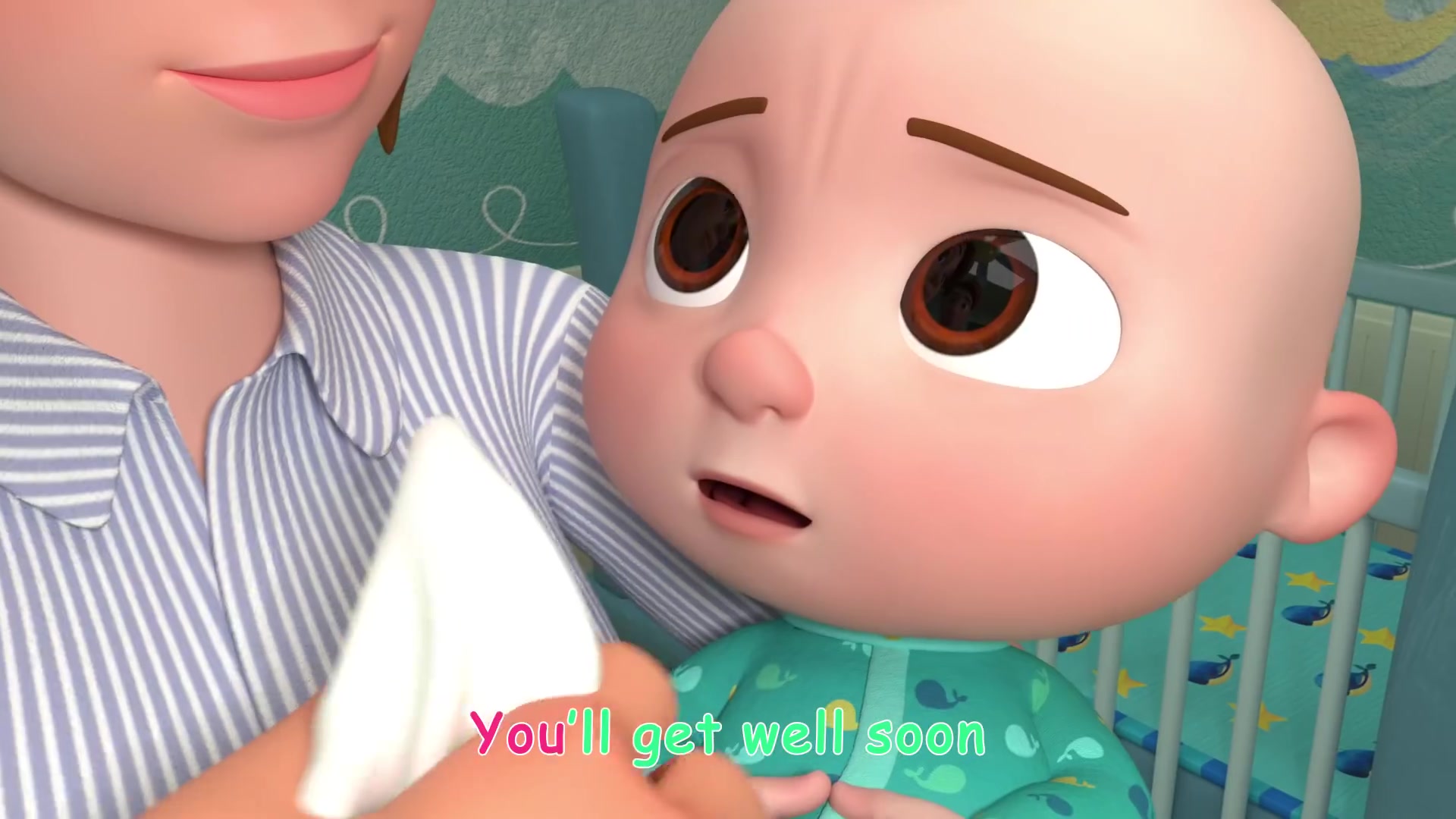 Sick Song _ CoCoMelon童谣和儿童歌曲亲子教育 动画 卡通 色彩 儿童 ...