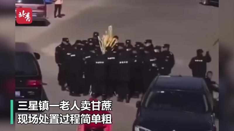 【粗暴对待卖甘蔗老人事件多人被处分】近日,江苏南通市海门区纪委...