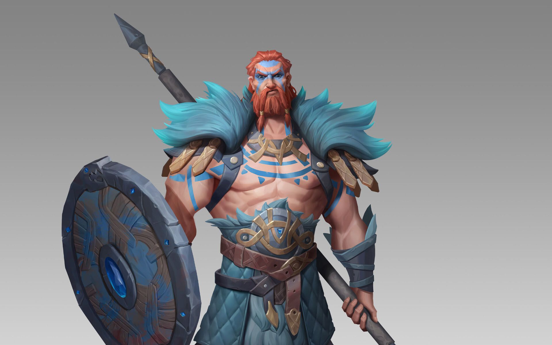 这猛男怎么海里海气的!传统手绘角色模型制作,3dmax游戏建模教学