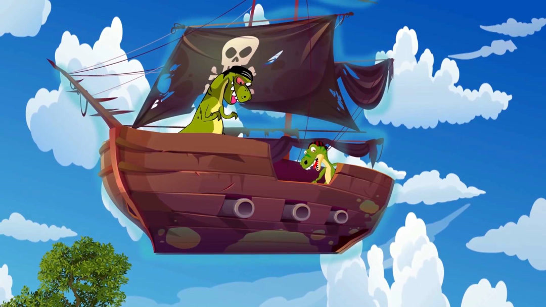 恐龙探险记 第1集 恐龙和海盗船