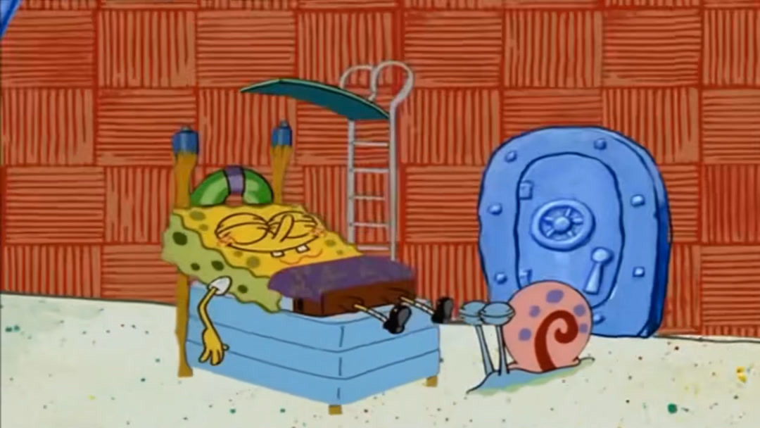 海绵宝宝:海绵宝宝的房子,果然是新鲜菠萝做的,被小海虫吸光光