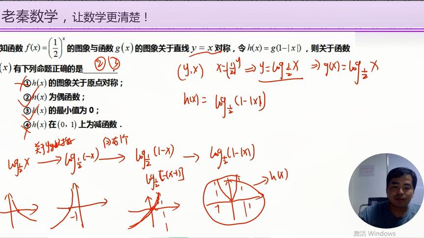 17、必修一《函数必会题》之函数图像变换(下)