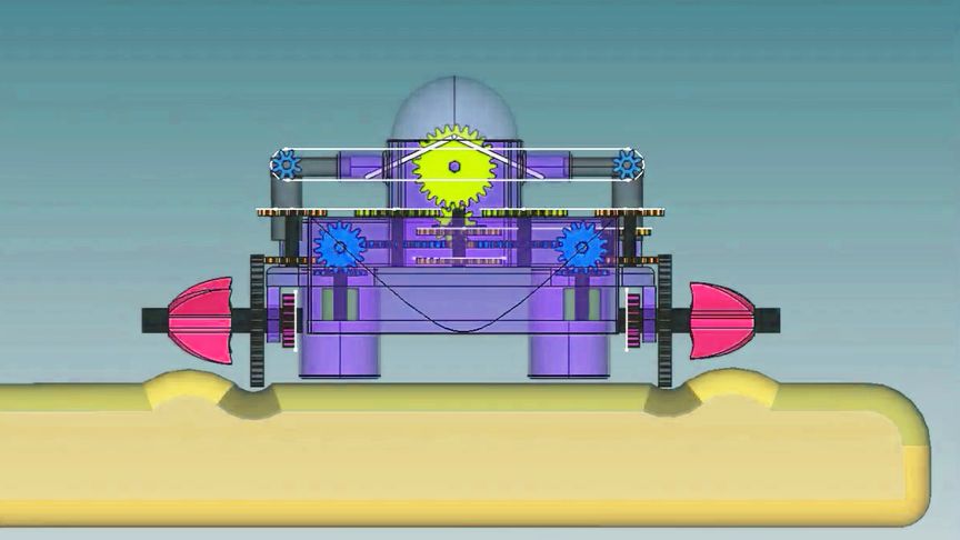一个农业机器人的机械结构,这设计真心不错,可以打几分?