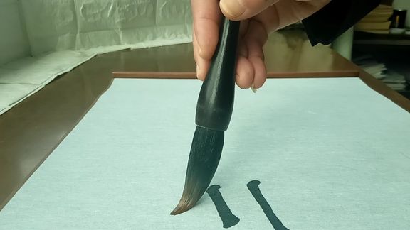 颜体多宝塔“夫和大”竖撇的写法