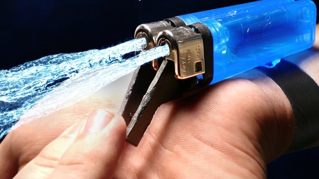 牛人用打火机制造蛛丝发射器,看完太简单了,回家自己造一个