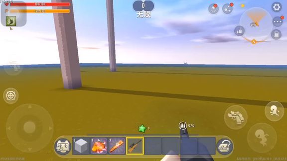 #迷你世界 #盲狙 重力版的玩太多了,这次玩个无重力的￼￼￼