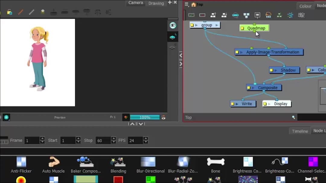 Harmony使用技巧系列之十一harmony人物影子模块应用和暗面添加