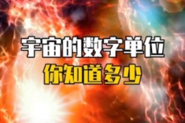 宇宙中的数字有多大你知道吗?