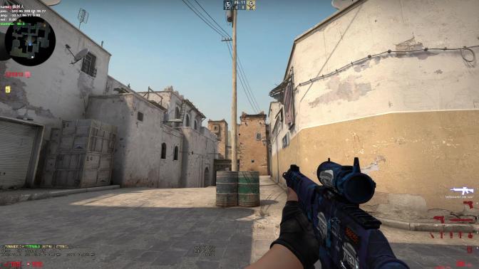CSGO炽热沙城沙二各种位置封A小烟 中封Abox