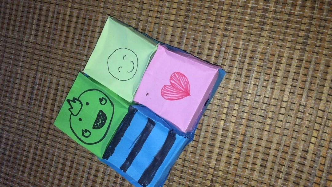 小朋友手工折纸 洞洞乐