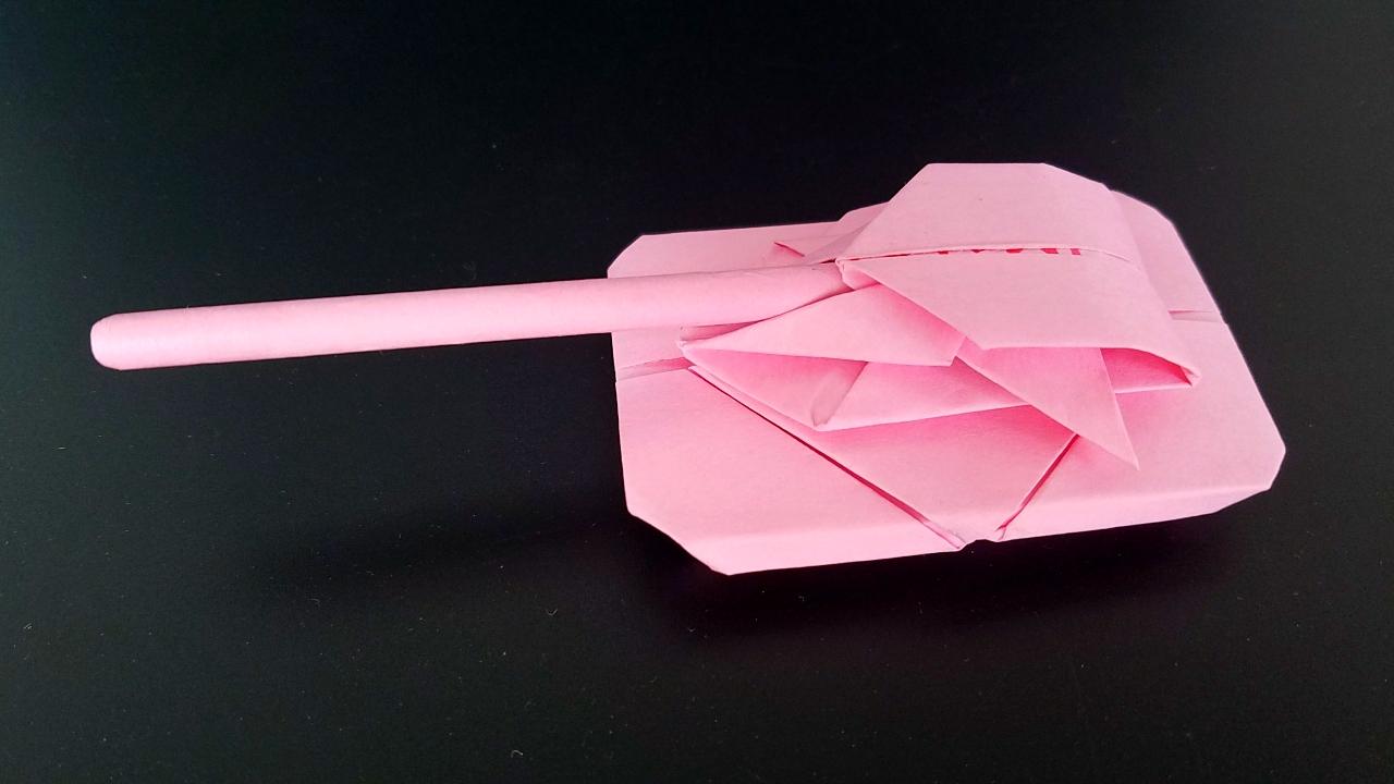 折纸王子教你折纸战斗坦克第四款,简介详细,简单又漂亮形象