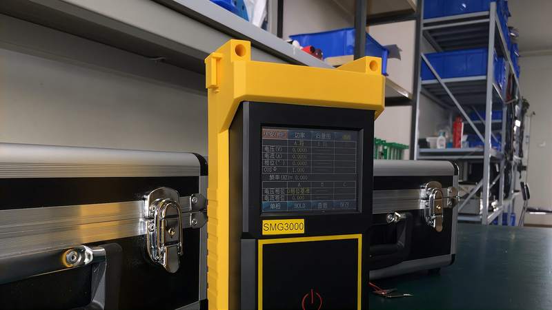 三相相位伏安表 SMG3000手持式三钳相位伏安表 微安电力厂家