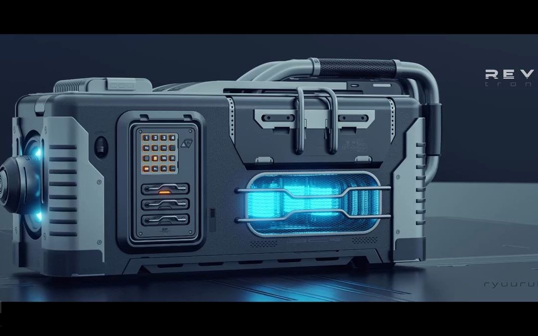 Blender科幻工具箱硬表面建模制作【中英双语】